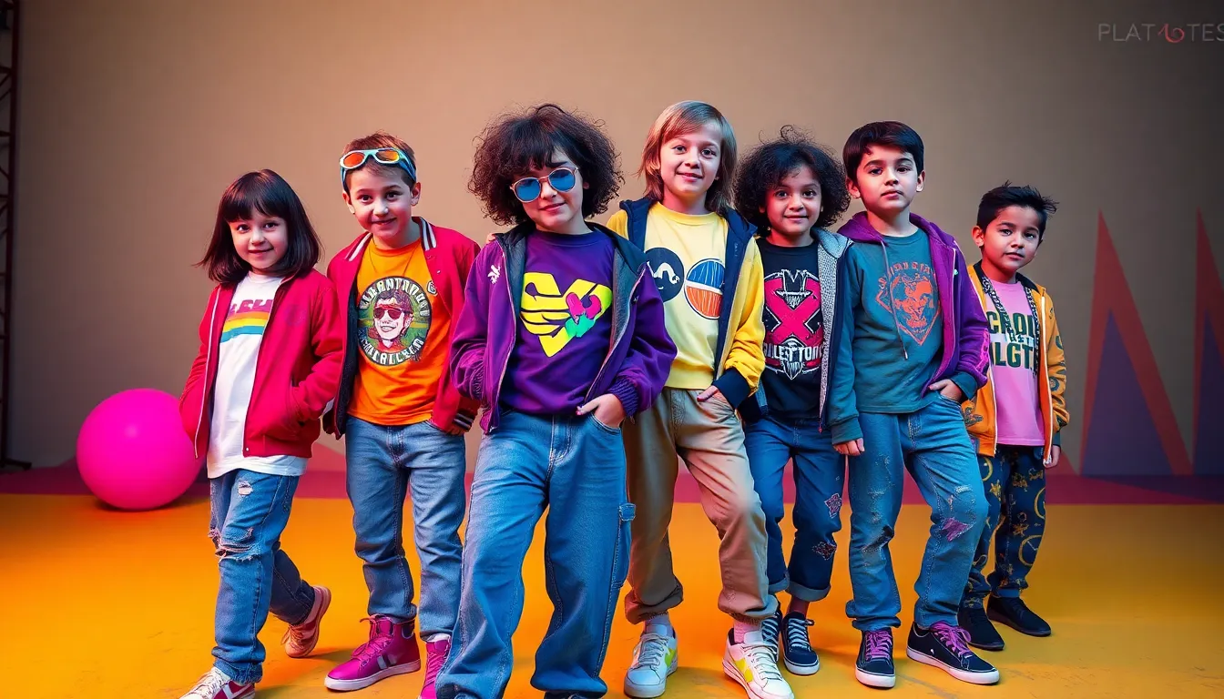 Clothing 90s Fashion Kids: Unforgettable Trends That Defined a ...